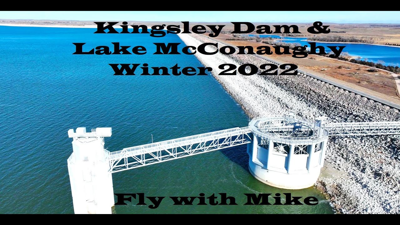 Kingsley Dam & Lake McConaughy Winter 2022, Fly with Mike - YouTube