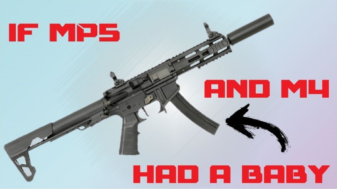 Destroying enemies with the PDW SBR SD Airsoft Replica - YouTube