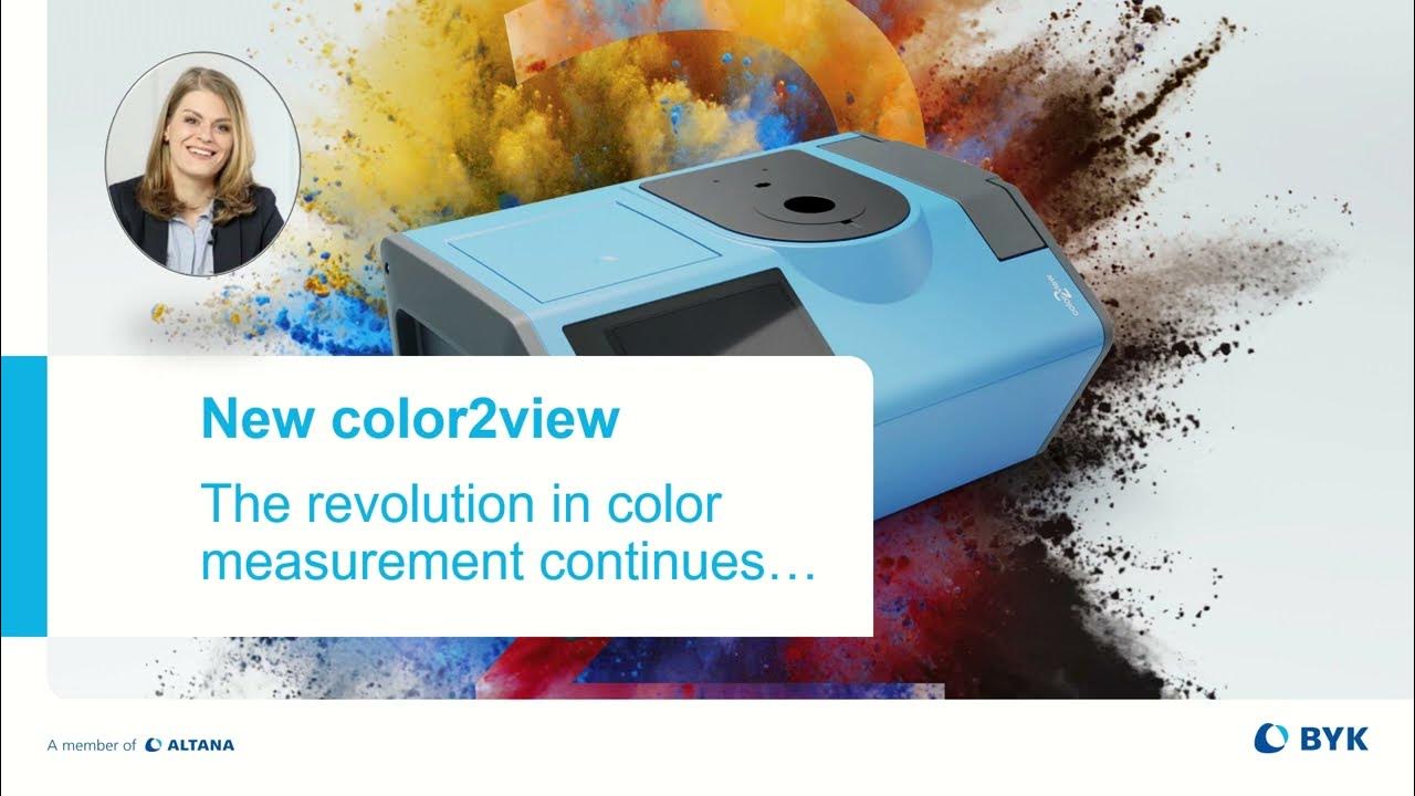 color2view - Introduction of BYK-Gardner's new benchtop spectrophotometer - YouTube
