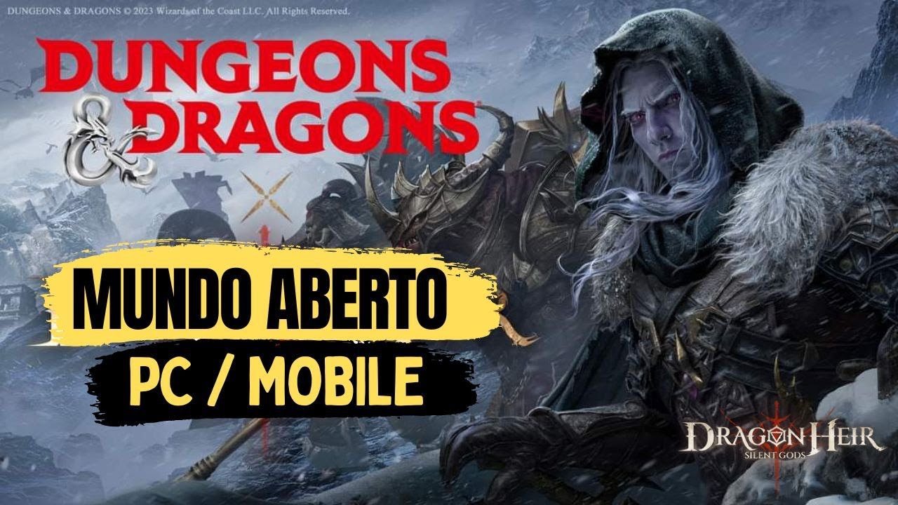 INCRÍVEL! DUNGEONS & DRAGONS CHEGARÁ pra PC e MOBILE no RPG de MUNDO ...