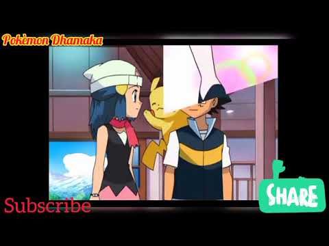 Ash and dawn wear waitress dress||Pokèmon in Hindi