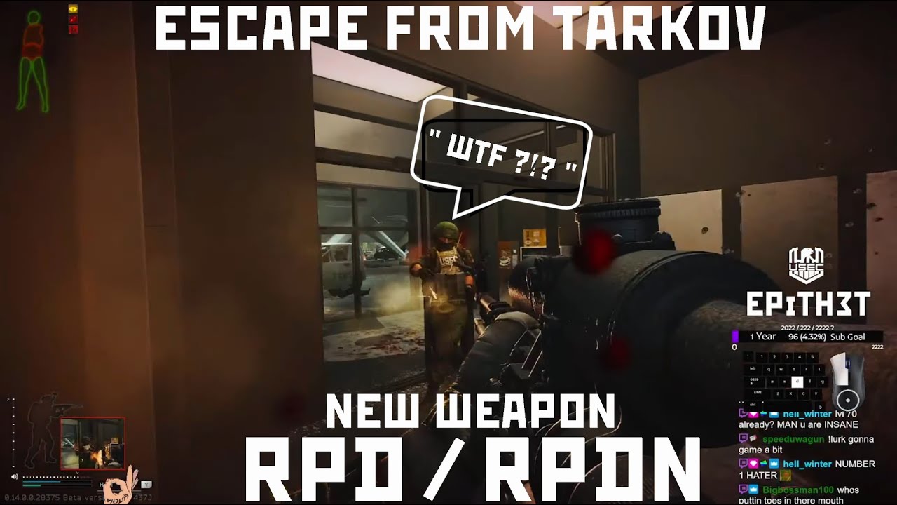 🔫 RPD / RPDN NEW WEAPON Escape From Tarkov 14.0 GROUND ZERO :') | Multi ...