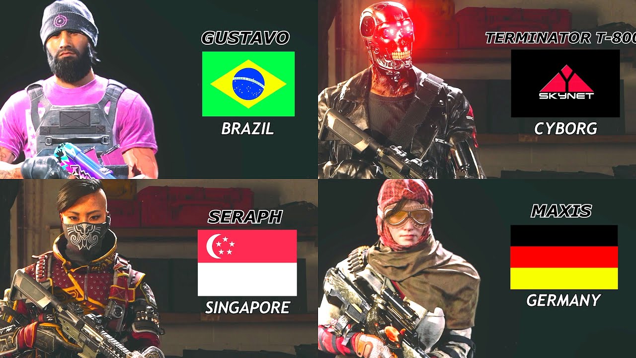 Warzone - ALL 102 Operators Nationality (Season 1-17) - YouTube