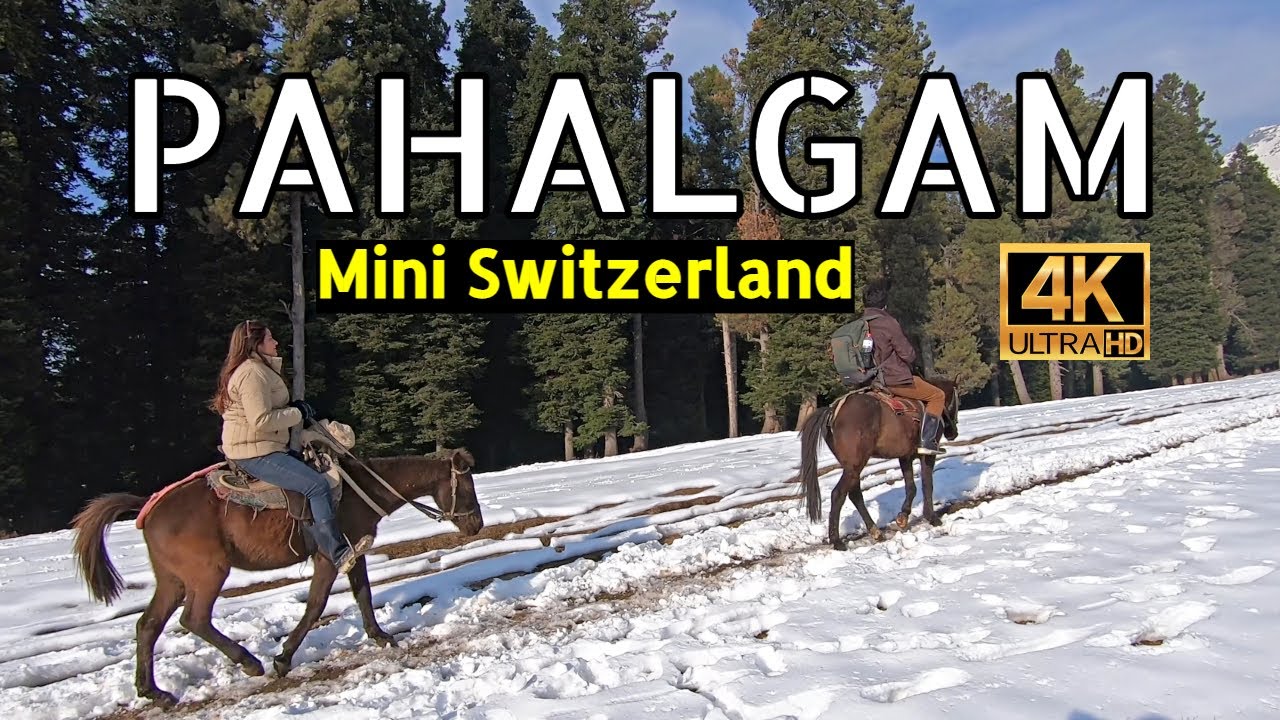 PAHALGAM HORSE RIDING IN SNOW | KASHMIR | Two Off To - YouTube