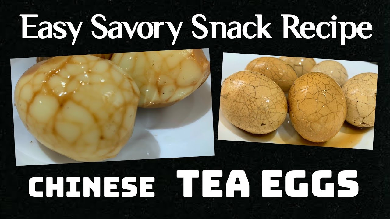 EASY Chinese Tea Eggs recipe that is awesome | Savory snack ideas ...