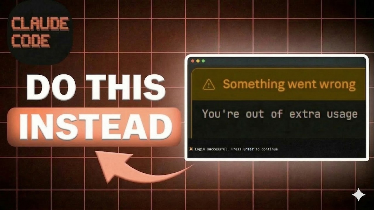 Claude Code Hit Usage Limit (So I Did This Instead) - YouTube