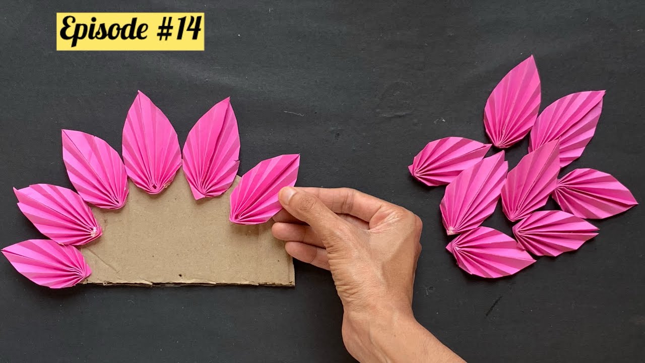 Beautiful And Easy Paper Wall Hanging/ Paper Wall Hanging/ DIY Home ...