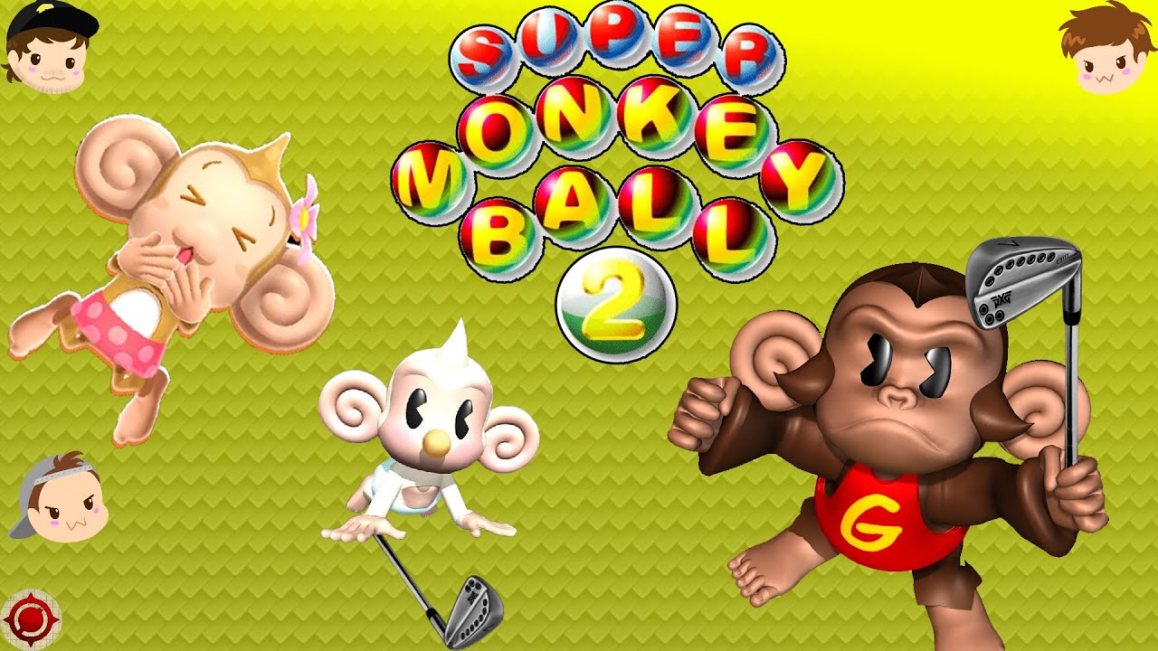 This is like real golf! With Monkeys! | Super Monkey Ball 2 - 1 - YouTube