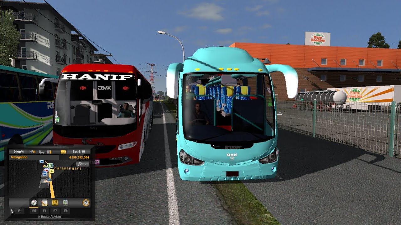 Green Line bus for 1.35 / 1.36 version - YouTube