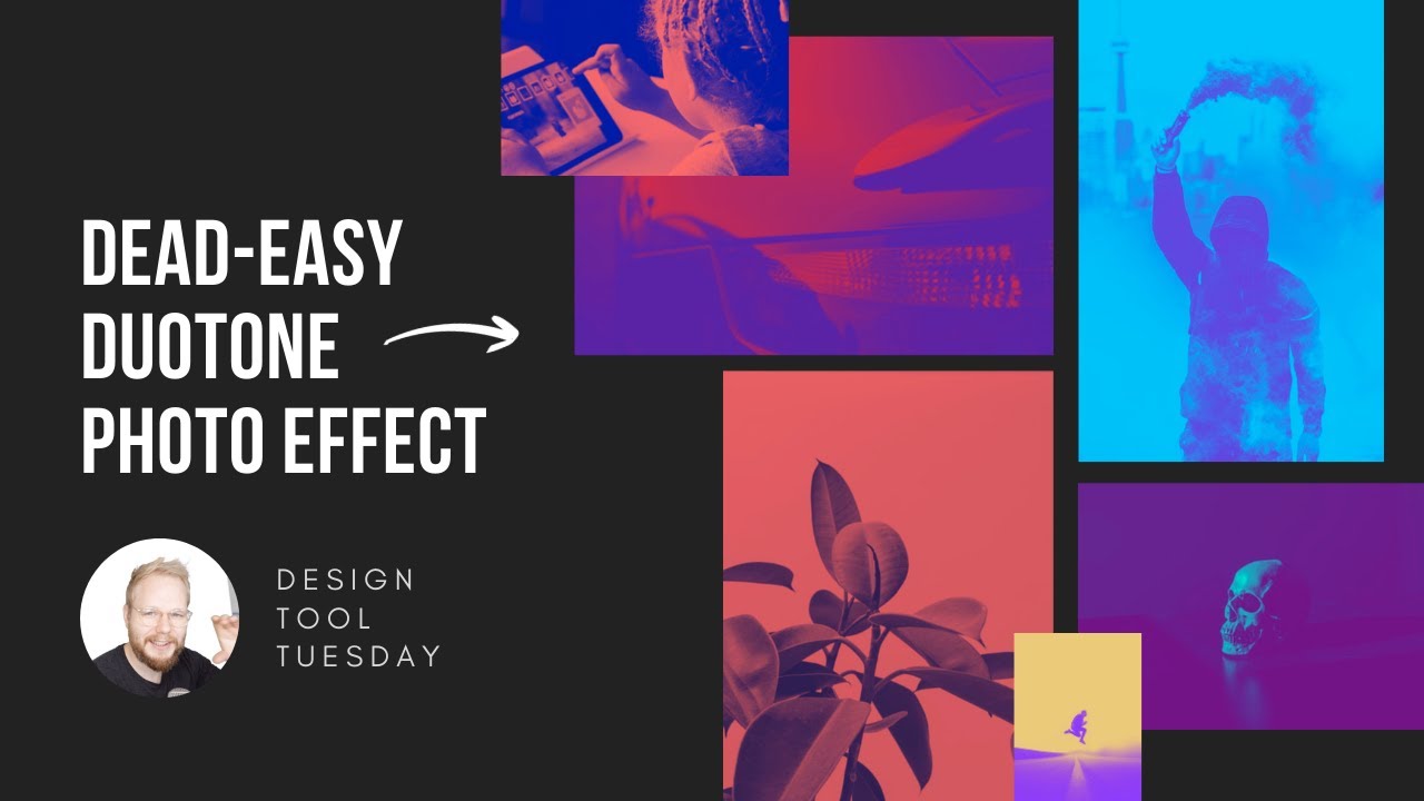 Simplest Way to Make Duotone Photo Effect - YouTube