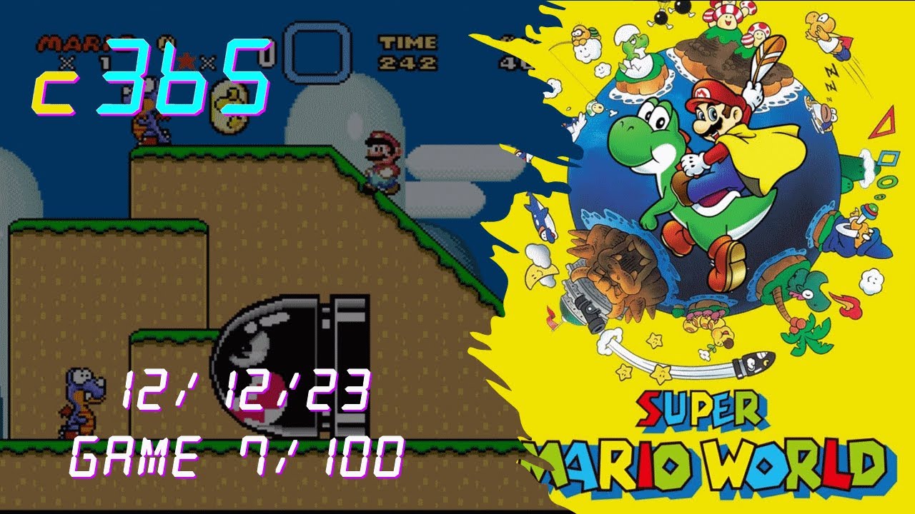 I try to beat 100 games in 365 days - Game 7: Super Mario World - YouTube