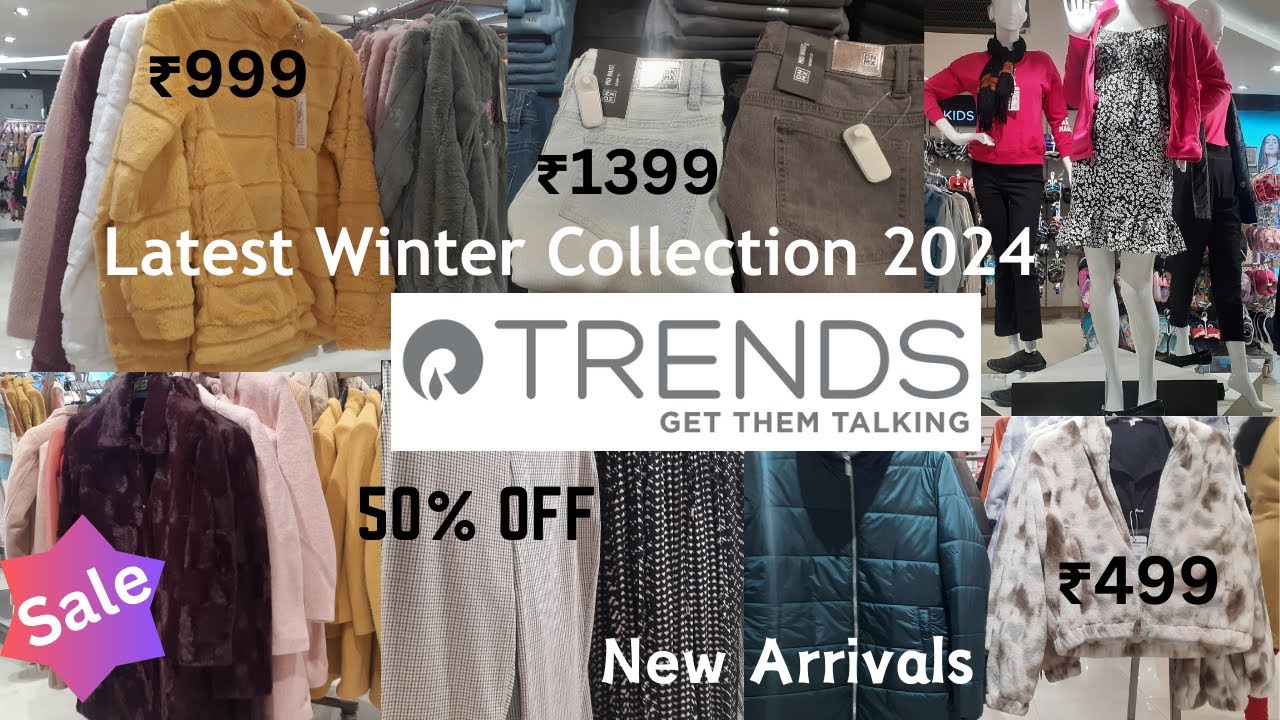 Reliance Trends Latest Winter Collection 2024│Winter Shopping Festival ...