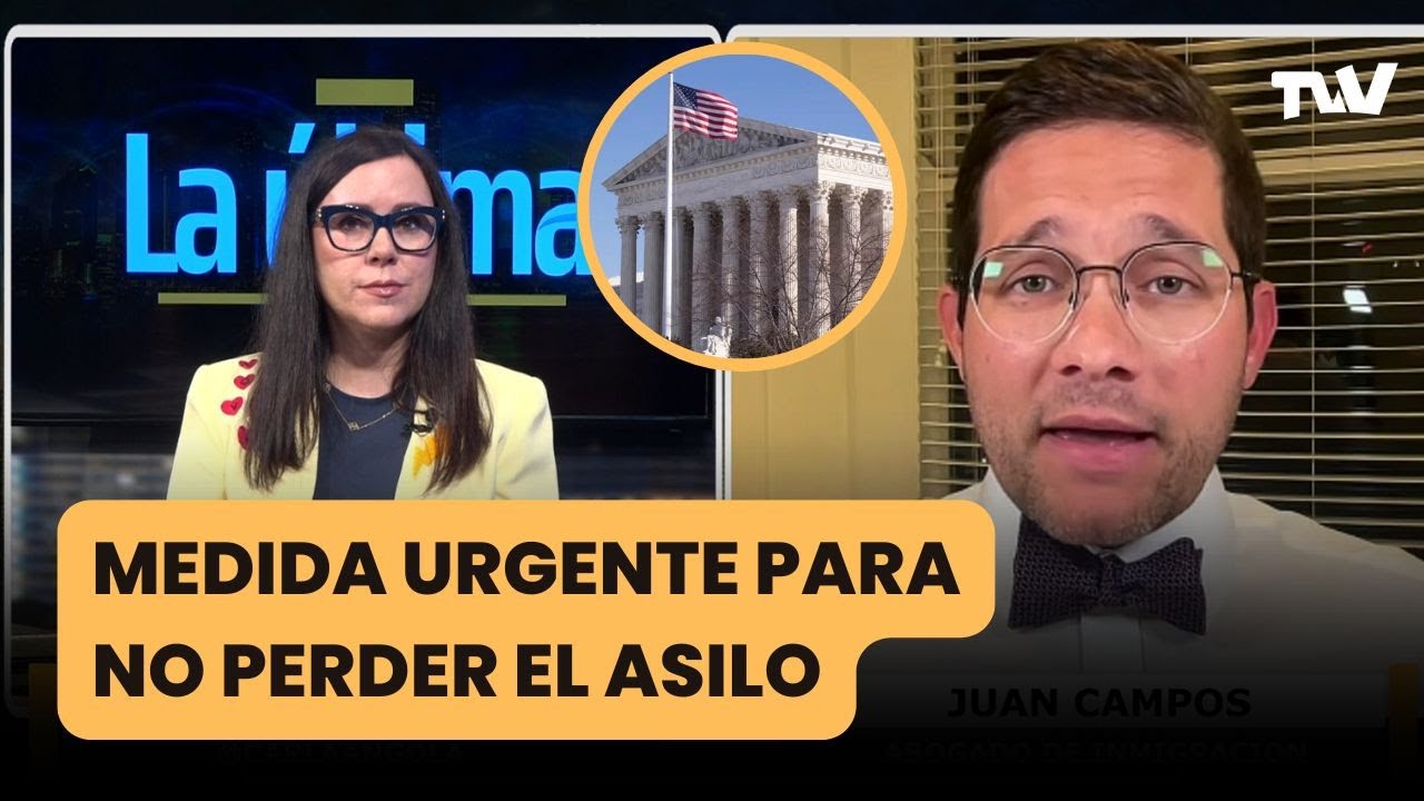 MEDIDA URGENTE PARA NO PERDER EL ASILO | La Última con Carla Angola y ...