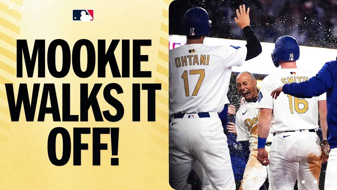 FULL INNING: Mookie Betts and the Dodgers come back in the 10th to walk ...