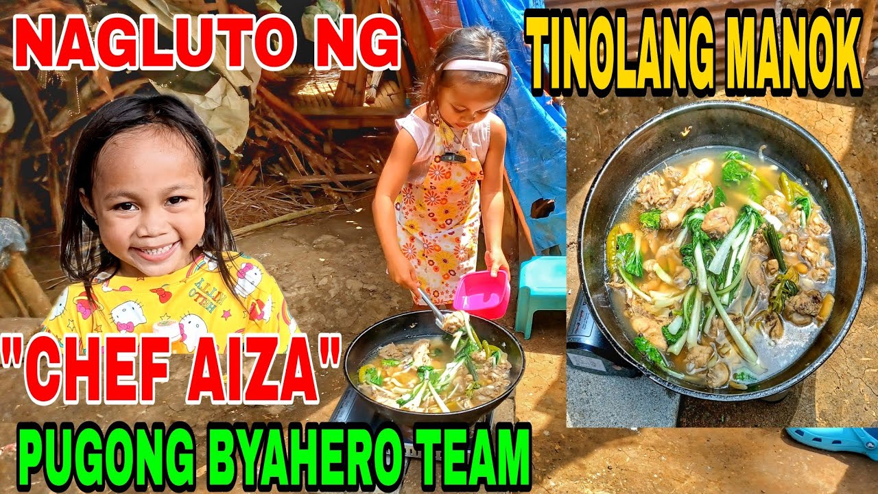 CHEF AIZA "THE COOKING KID" MULING NAGPABILIB SA PAGLULUTO NG TINOLANG ...