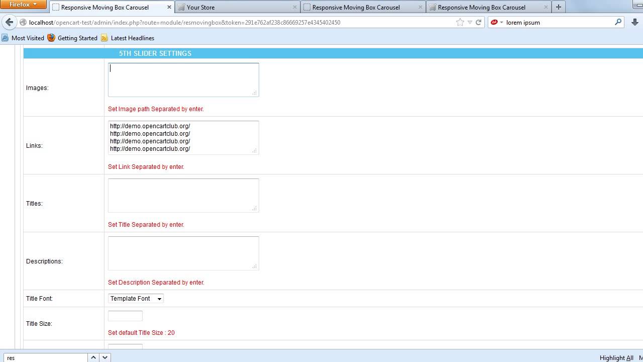 Responsive Moving Box Carousel Opencart Module - YouTube