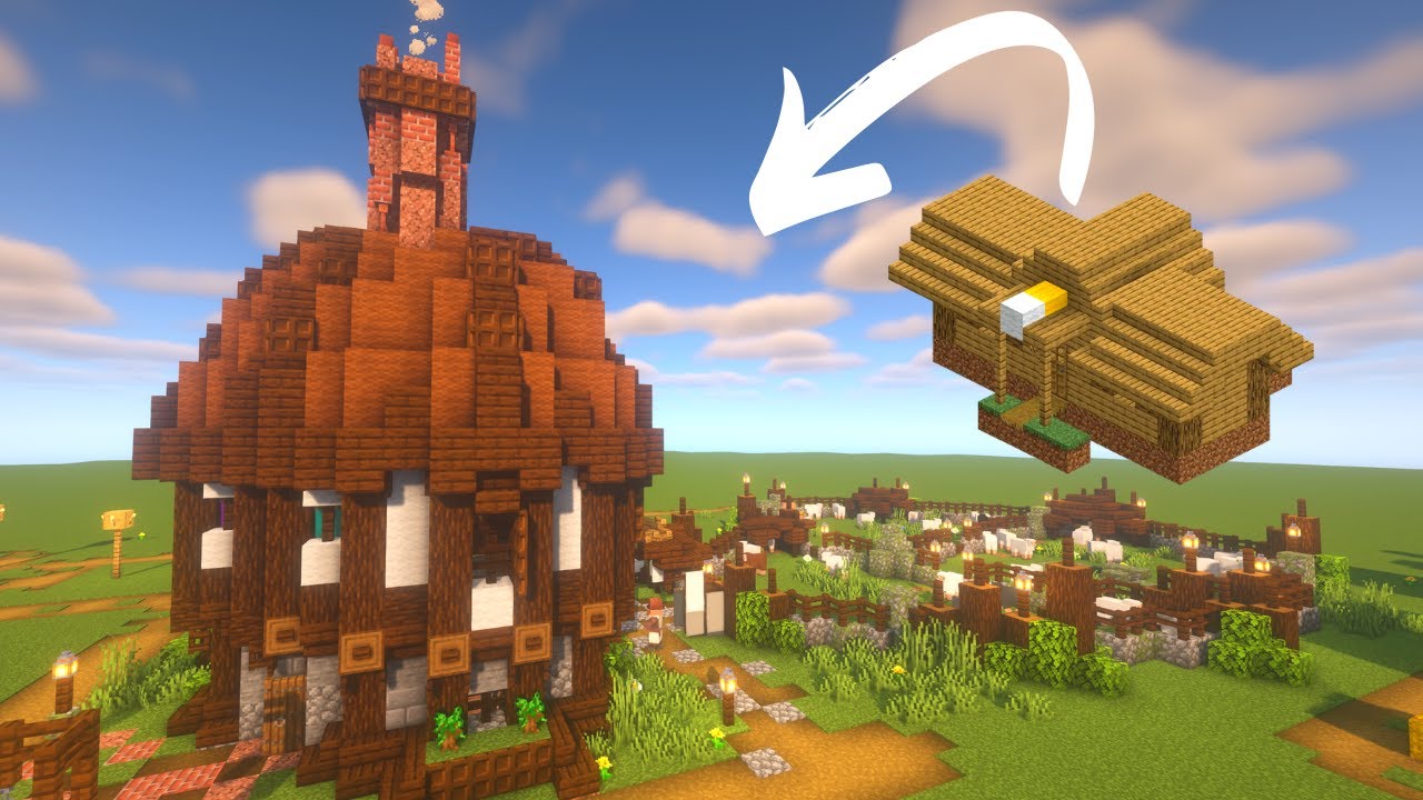 Building a Custom Minecraft Villager House | The Shepherd - YouTube