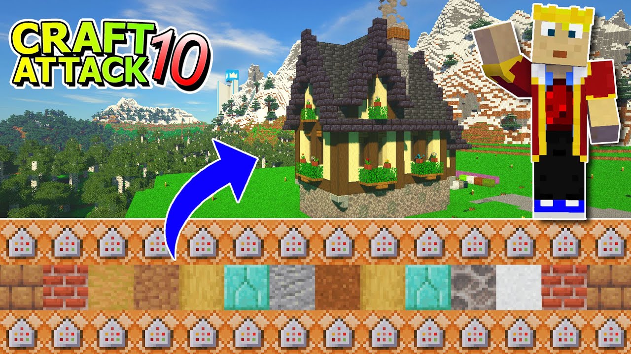 Erstes STADTGBÄUDE & Command HAUS GENERATOR! - Minecraft Craft Attack ...