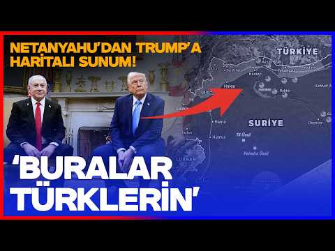 Netanyahu ile Trump'ın Konuştuğu Harita! \