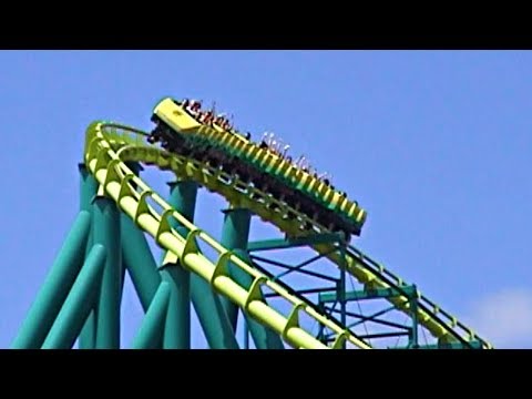 Wild Thing Roller Coaster (off-ride) - Valleyfair! - YouTube