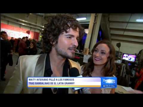 Tommy Torres y Karla Monroig en los Latin Grammys 2013