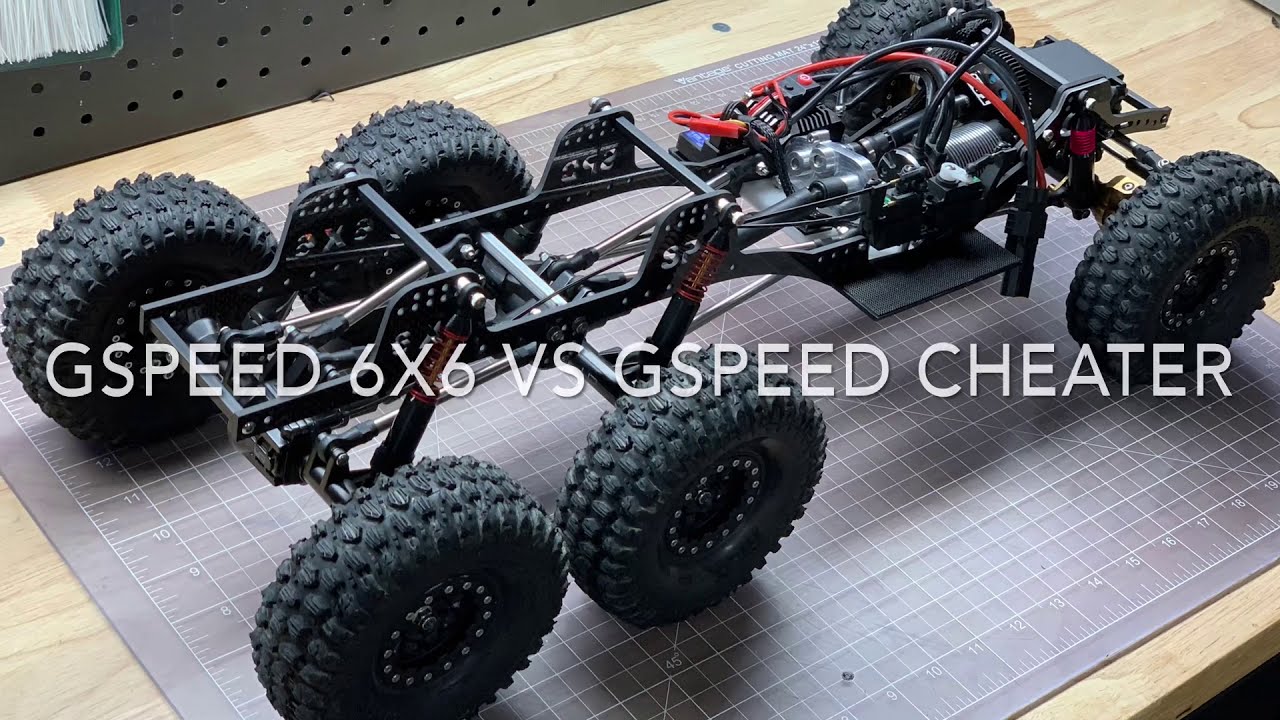 Gspeed TRX6 6x6 versus Gspeed Capra Cheater - YouTube