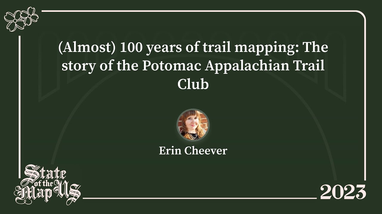 (Almost) 100 years of trail mapping: The story of the Potomac ...