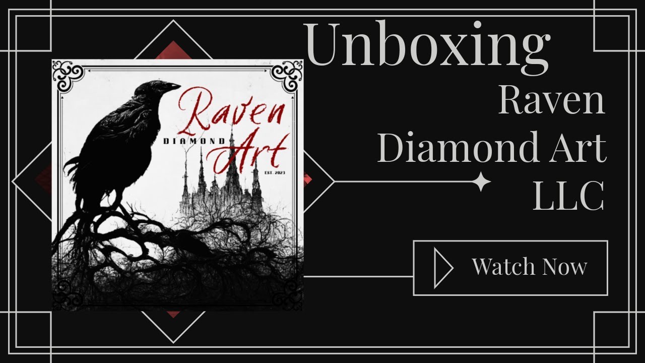 Unboxing a Raven Diamond Art LLC - YouTube