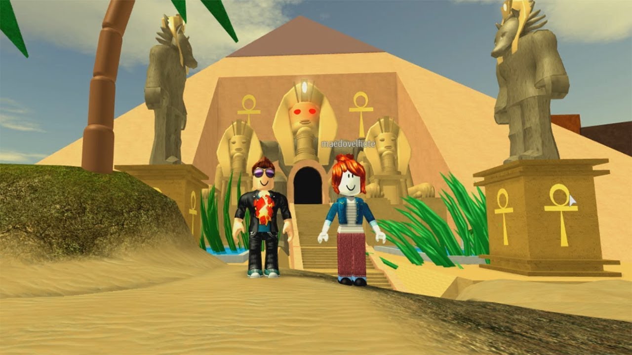 ROBLOX: MINHA MÃE E EU FUGIMOS DA PIRÂMIDE GIGANTE!! (The Ancient ...