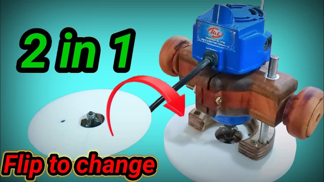 DIY ROUTER BASE - YouTube