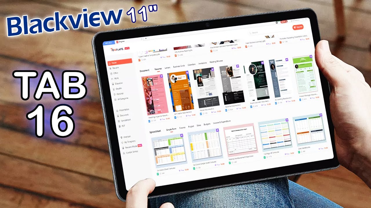 Blackview Tab 16 | Tablet BOM e BARATO de 11 Polegadas - YouTube