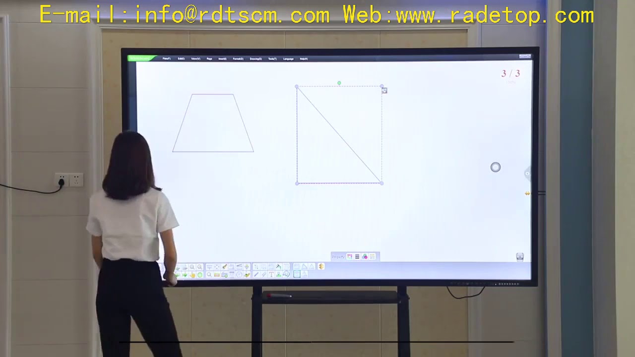 86 inch IFP demo 1 - YouTube