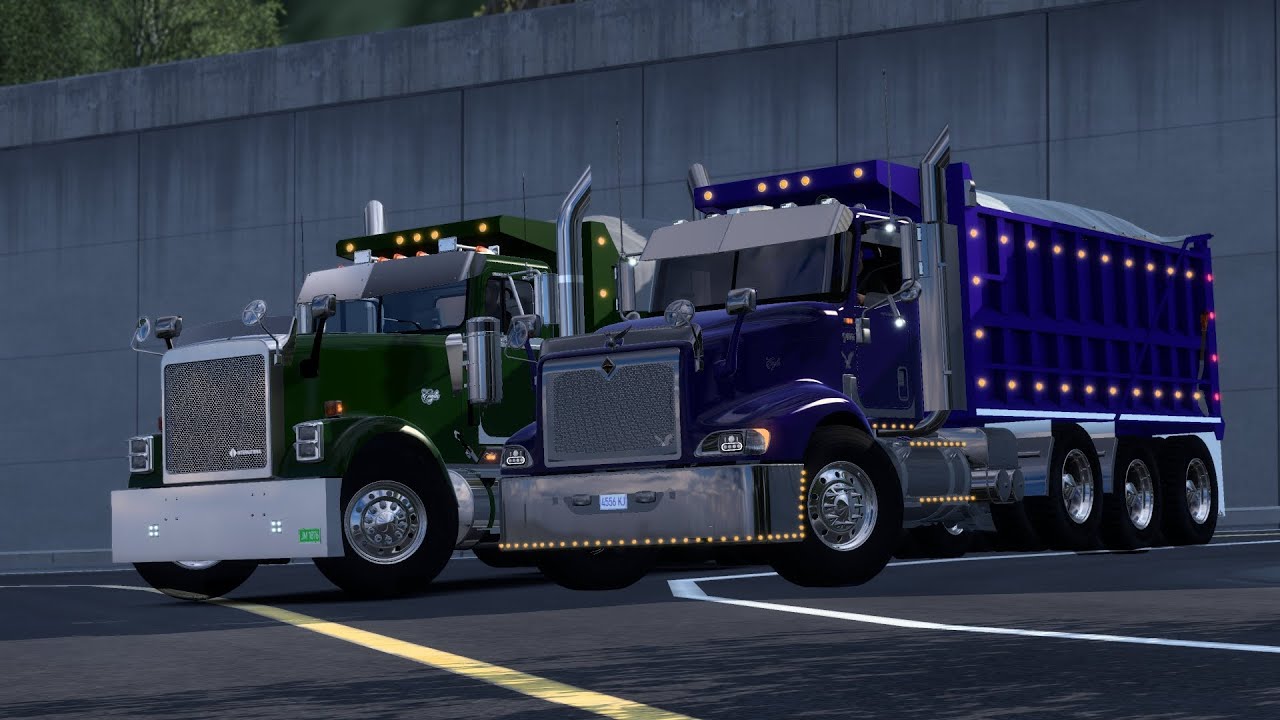 International Dump Truck Convoy - 9400 - 9300 - American Truck ...