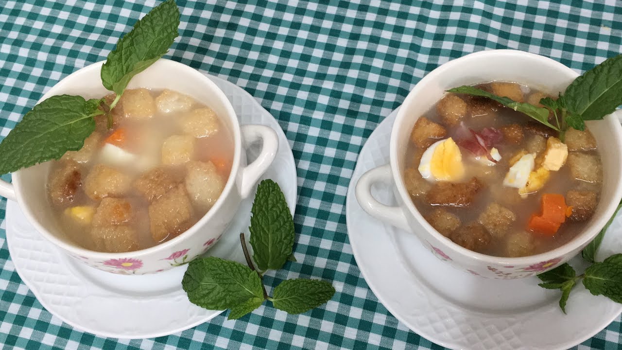 Sopa de picadillo/ Caldo casero de pollo🎄/Especial Navidad 🎄 - YouTube