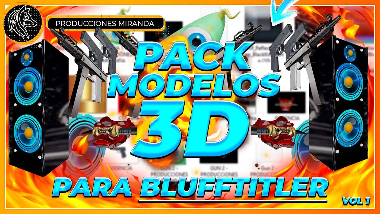 𝗣𝗔𝗖𝗞 𝗗𝗘 𝗠𝗢𝗗𝗘𝗟𝗢𝗦 𝟯𝗗 𝗣𝗔𝗥𝗔 𝗕𝗟𝗨𝗙𝗙𝗧𝗜𝗧𝗟𝗘𝗥 𝗚𝗥𝗔𝗧𝗜𝗦 𝗩𝗢𝗟 𝟭┃𝗣𝗥𝗢𝗗𝗨𝗖𝗖𝗜𝗢𝗡𝗘𝗦 𝗠𝗜𝗥𝗔𝗡𝗗𝗔. - YouTube