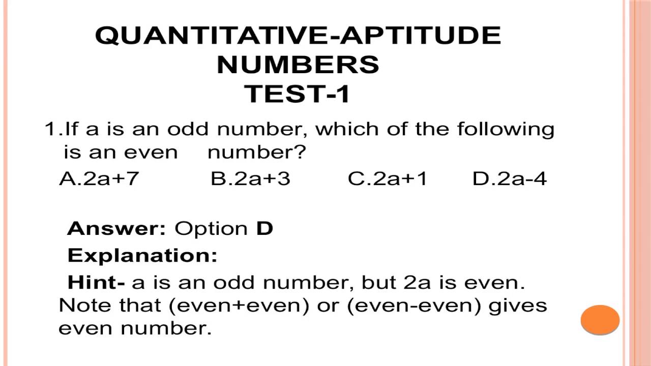 numerical aptitude |numerical ability |numerical test practice test 1 ...