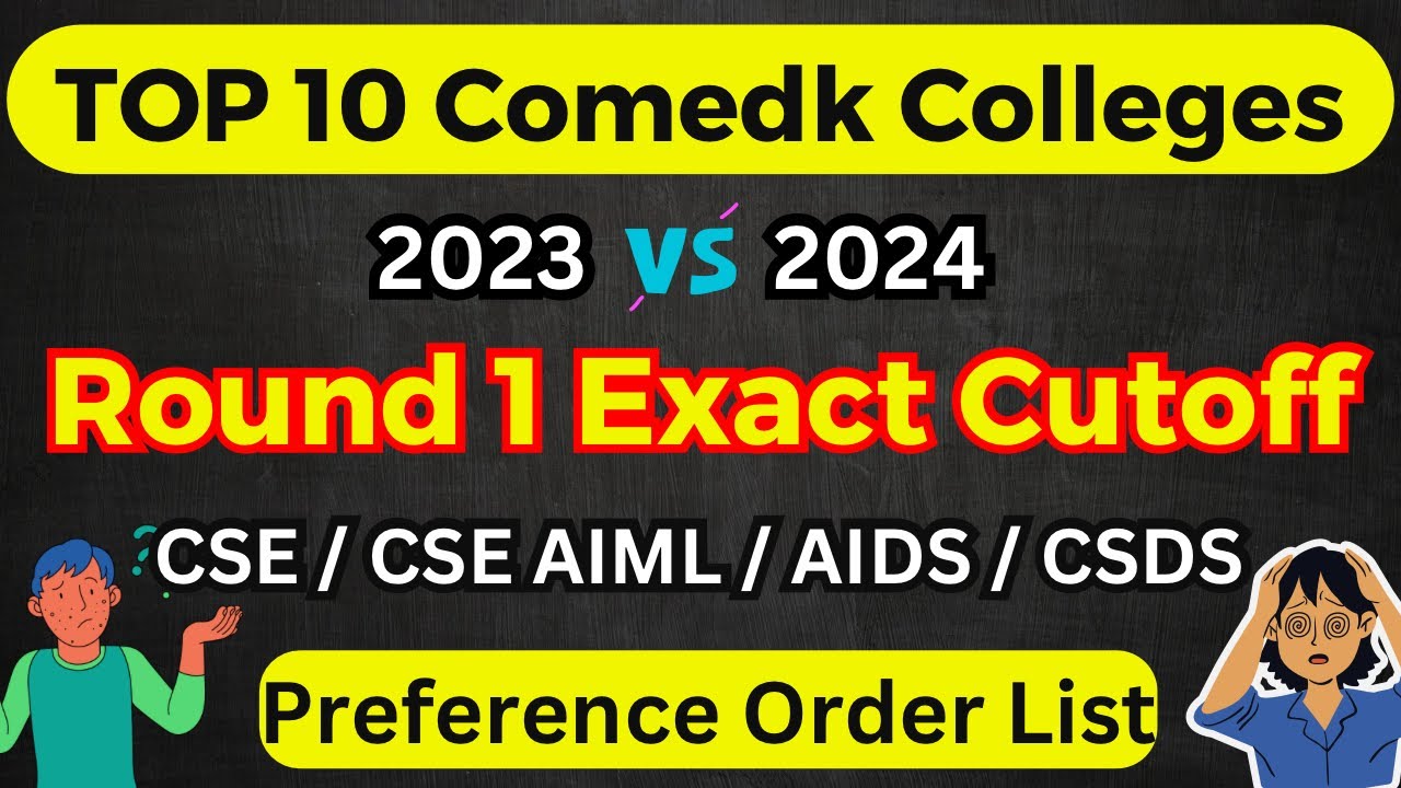 Top 10 Comedk Colleges Cutoff | Get Rvce,Msrit,Bmsce at low rank 😍 ...