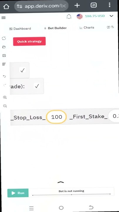 🤖 Deriv No Loss Bot 2024 - Best Binary Bot ChatGPT AI | Deriv Even and Odd #shorts #derivbot ...