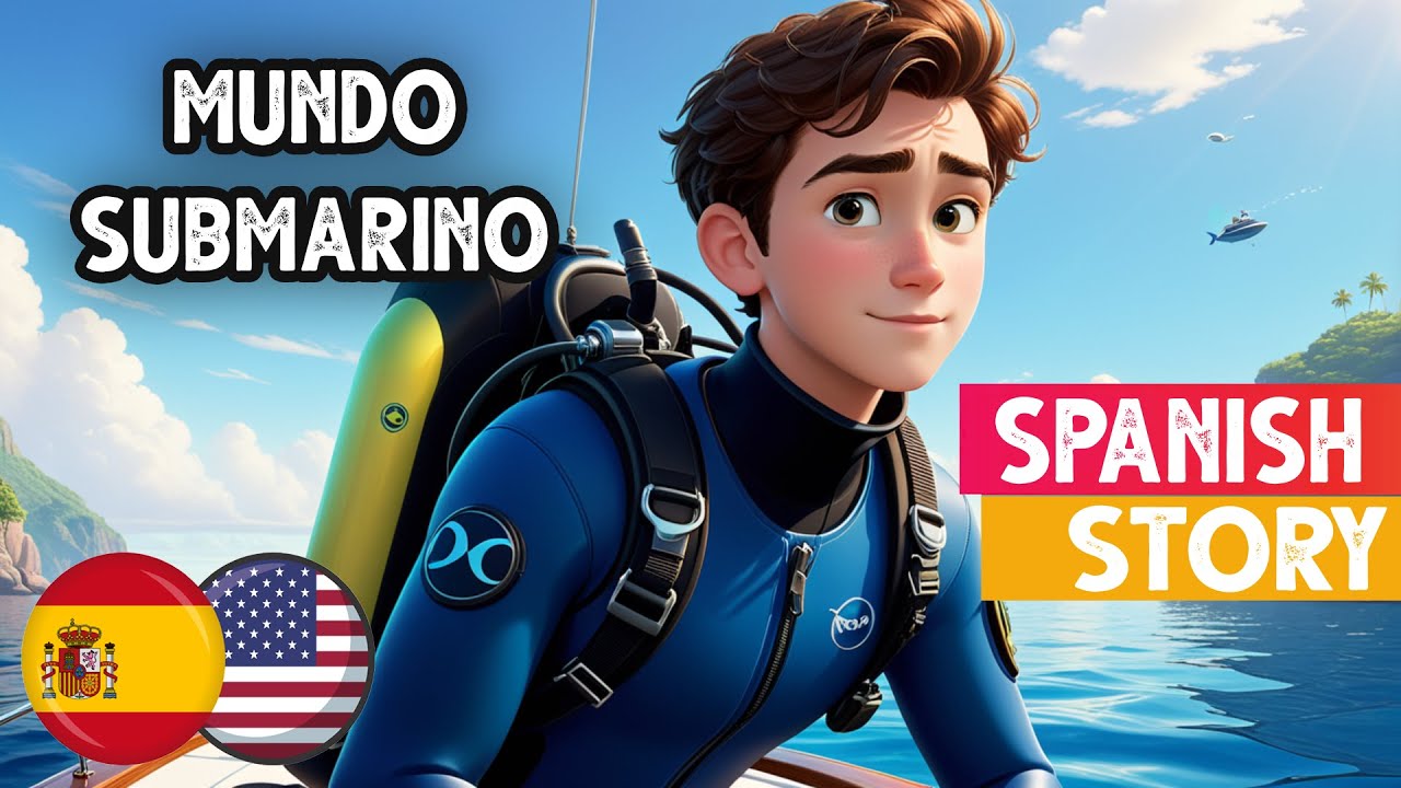 LET'S LEARN SPANISH with Underwater Story (B1-B2) - YouTube