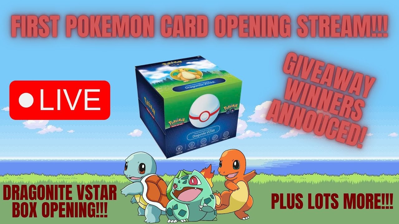 Our First Live Stream Card Opening + Giveaway Winner Announced - YouTube
