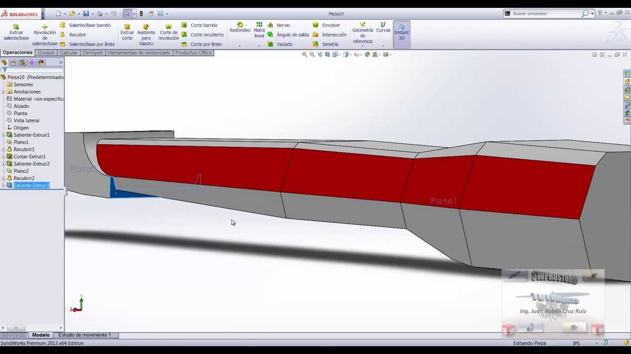 Curso de Solidworks - Tutorial de Solidworks -Tutorial PARTE 2 NAVE ...