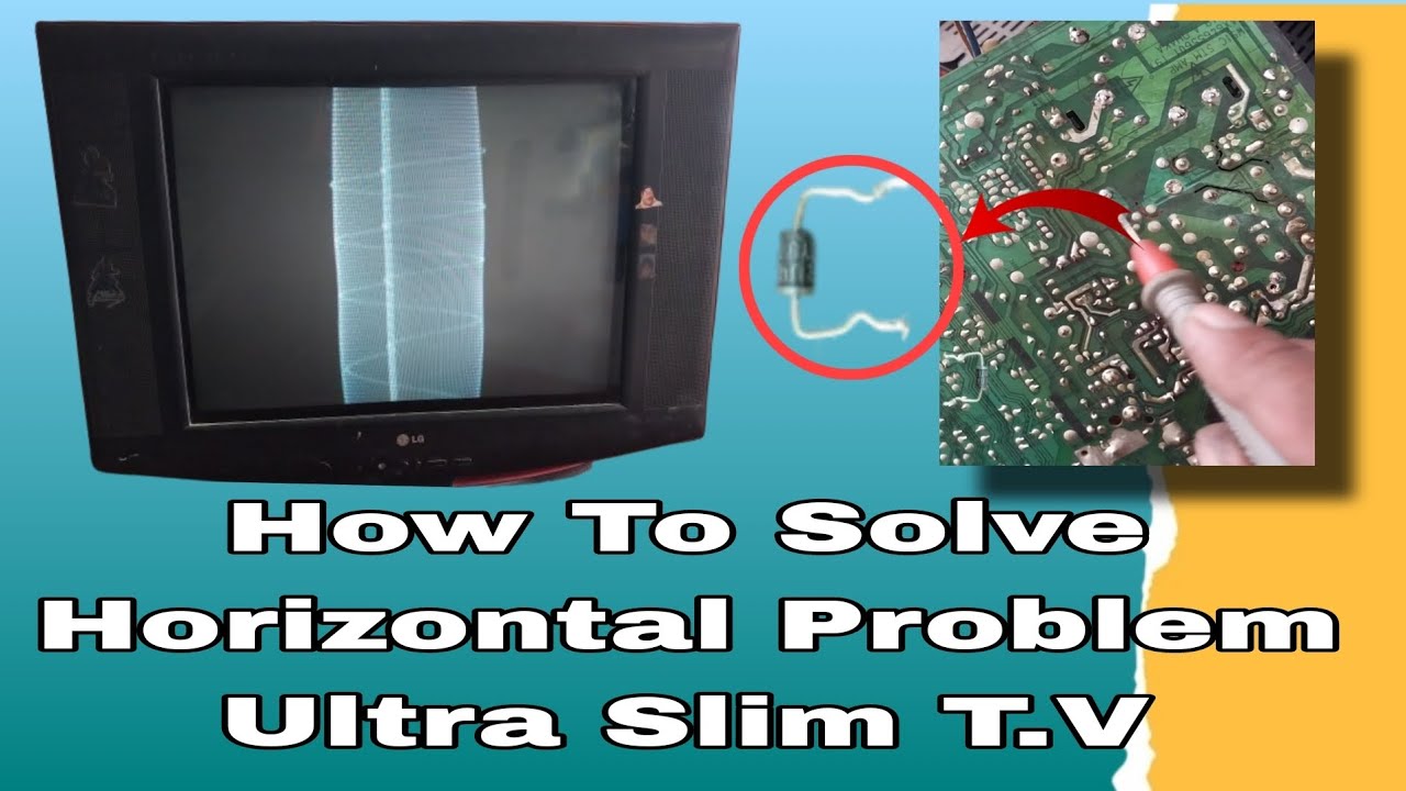 how to solve horizontal problem ultra slim tv | alam electronics | # ...