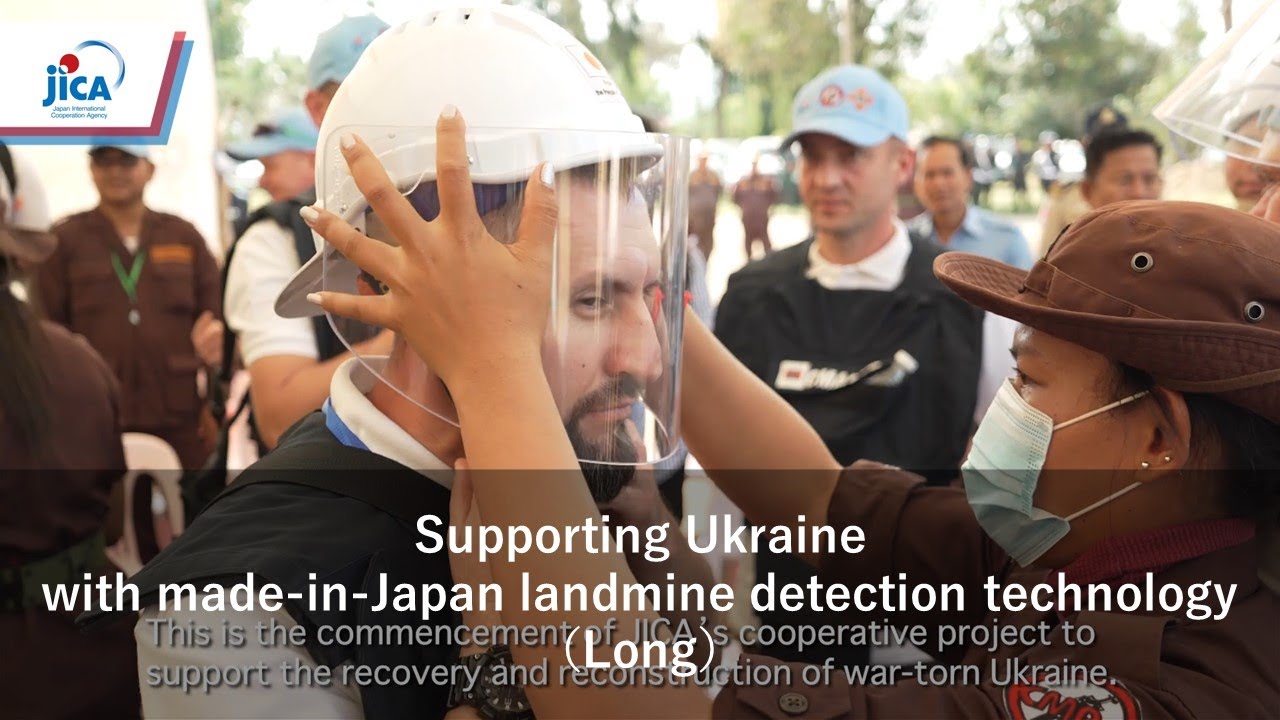Supporting Ukraine with made-in-Japan landmine detection technology ...