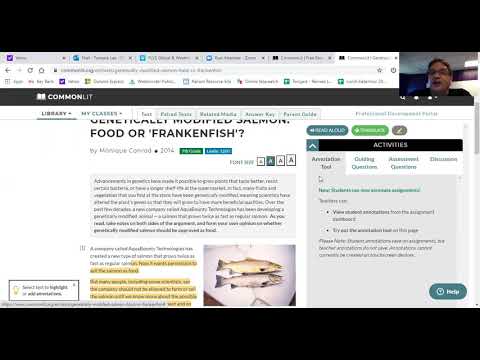 Introduction to CommonLit Teacher Version - YouTube