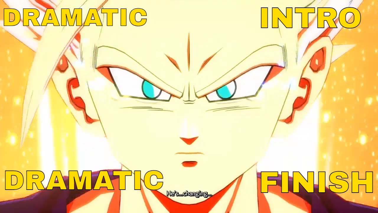 How to get a dramatic intro AND a Dramatic Finish GOHAN VS CELL (Read ...