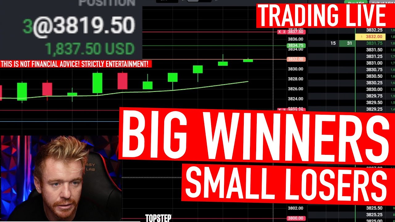 Day Trading BIG WINNERS! Small Losers! - YouTube