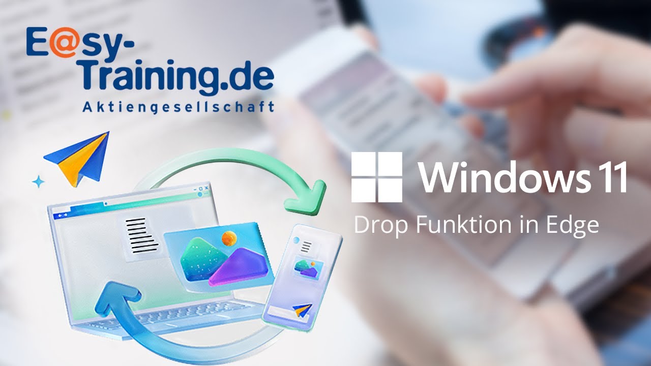 Microsoft 365 - Drop Funktion in Edge - YouTube