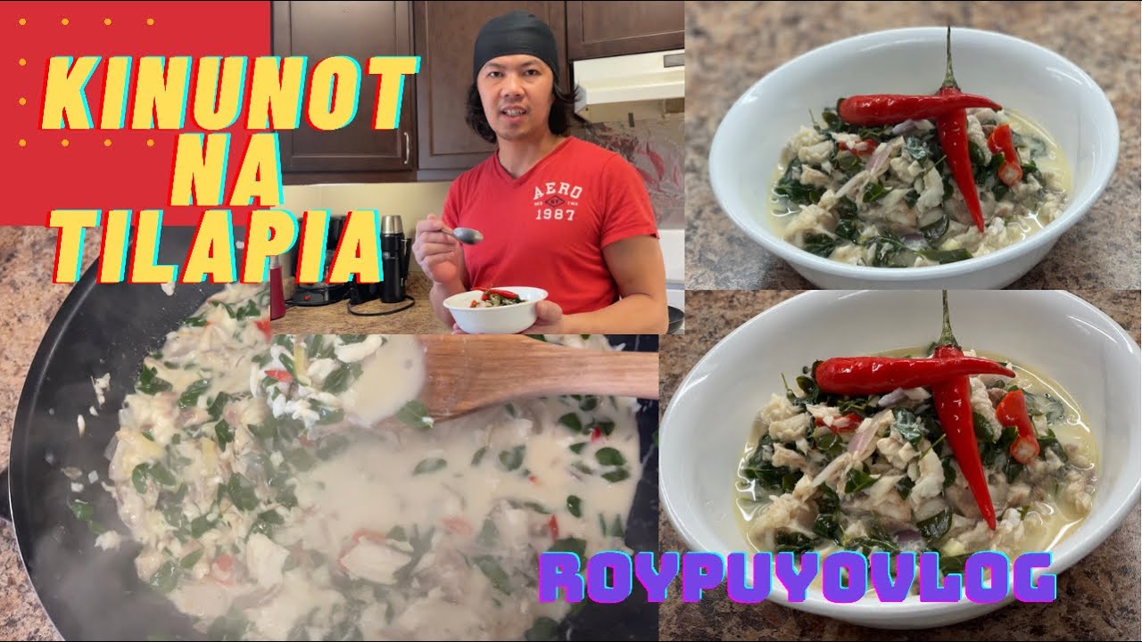 How to Cook Kinunot na Tilapia|Kinunot na Isda (Flaked Fish in Coconut ...