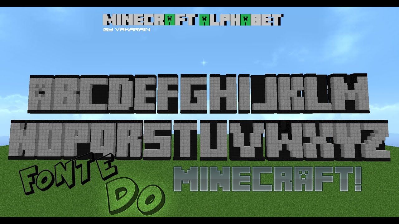 COMO BAIXAR E INSTALAR A FONTE DO MINECRAFT! - YouTube