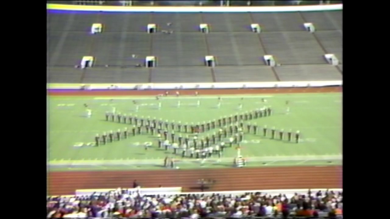 McCamey High School Band - 1986 UIL 2A State Marching Contest - YouTube